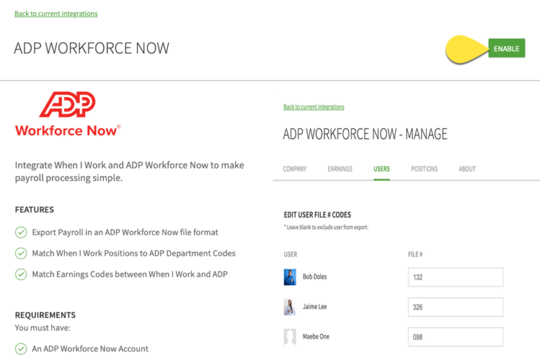 ADP Workforce Now Timesheet Export – When I Work Help Center