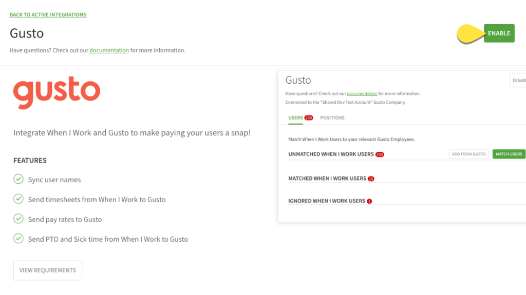 Gusto Integration – When I Work Help Center