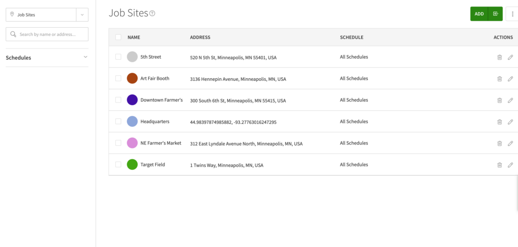 Importing Job Sites – When I Work Help Center
