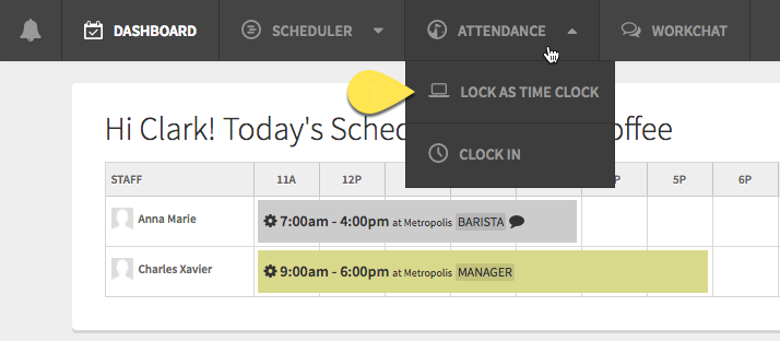 Setting Up a Time Clock Terminal – When I Work Help Center
