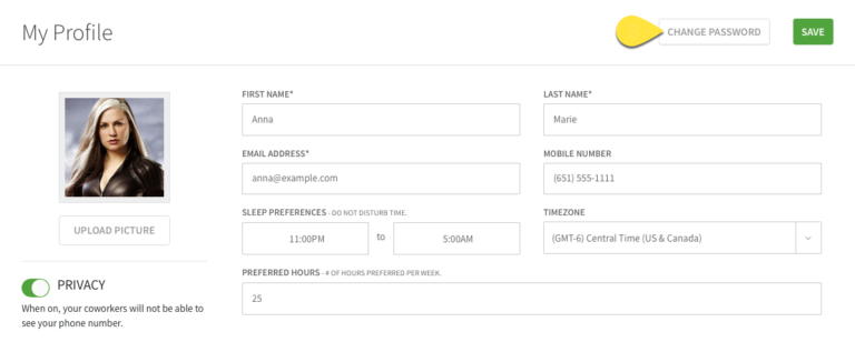 Updating Your Profile Settings – When I Work Help Center