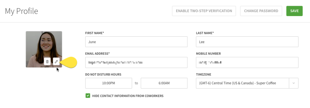 Updating Your Profile Settings – When I Work Help Center