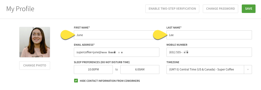 Updating Your Profile Settings – When I Work Help Center