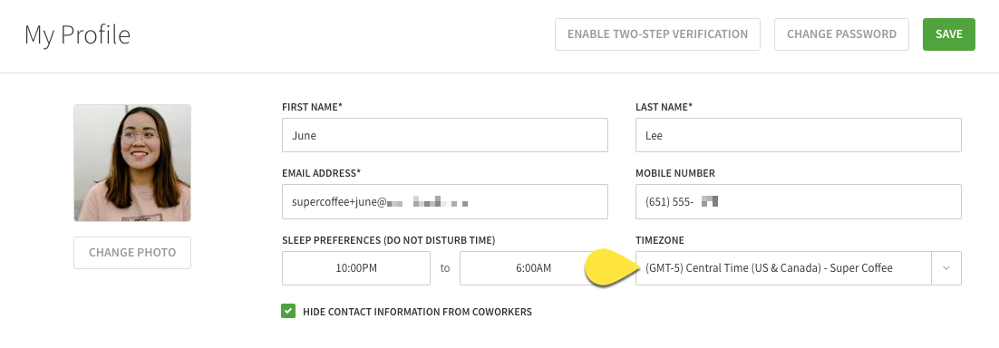 Updating Your Profile Settings – When I Work Help Center