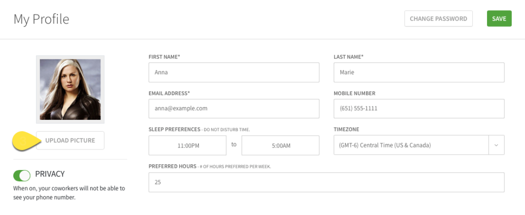 Updating Your Profile Settings – When I Work Help Center