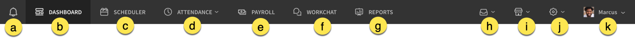 Web App Navigation Reference for Managers – When I Work Help Center