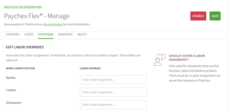 Paychex Integration – When I Work Help Center
