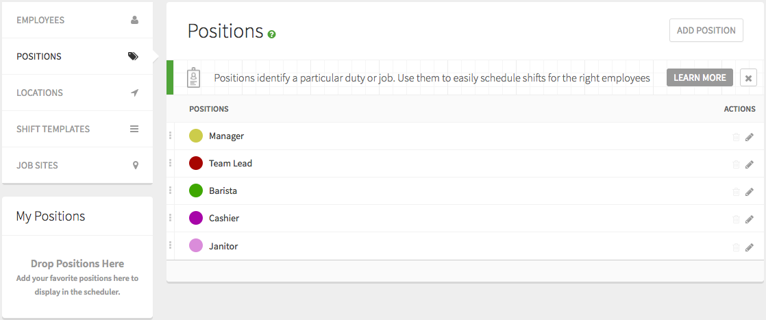 Creating and Managing Positions – When I Work Help Center