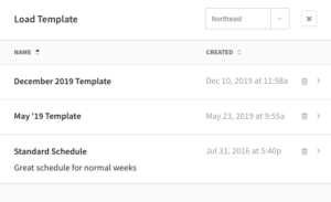 Using Schedule Templates – When I Work Help Center