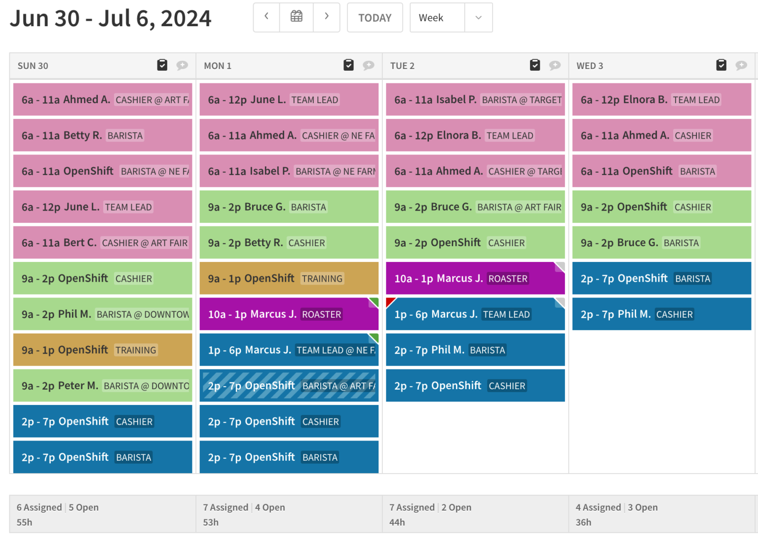 Schedule Views – When I Work Help Center
