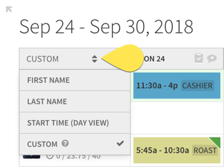 Schedule Views – When I Work Help Center