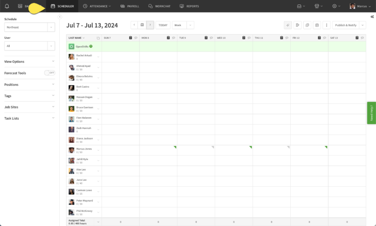 Scheduling Basics – When I Work Help Center