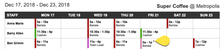 Printing the Schedule – When I Work Help Center