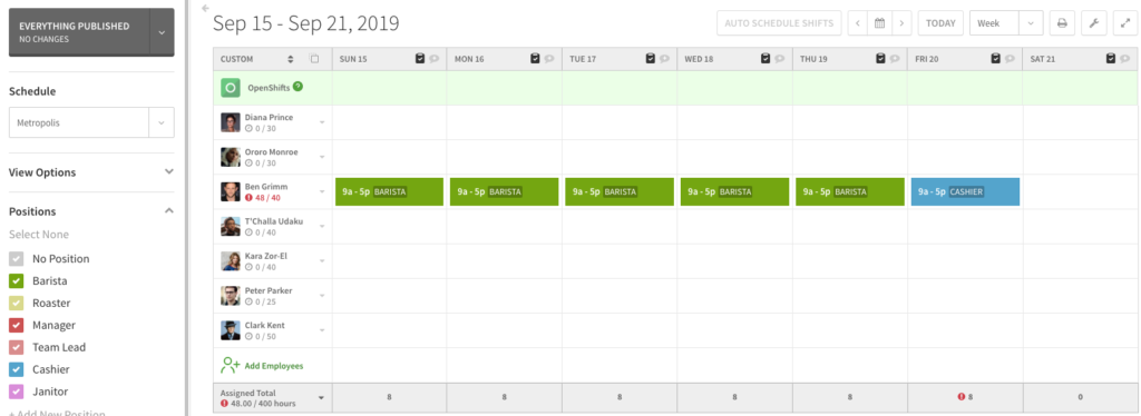 Overtime Visibility – When I Work Help Center