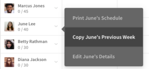 Copying Shifts and Schedules – When I Work Help Center