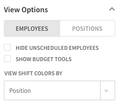 Schedule Views – When I Work Help Center