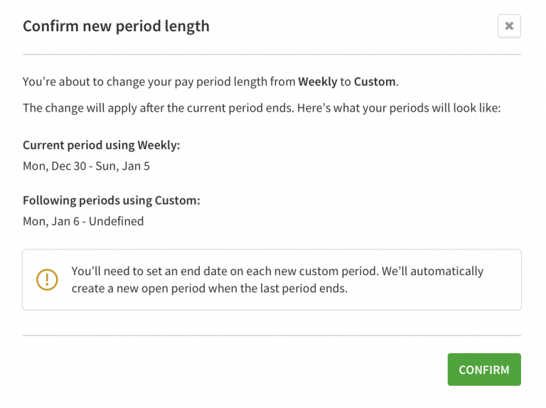 Setting Pay Period Length – When I Work Help Center