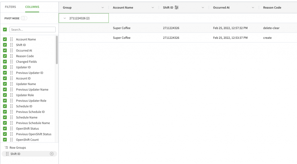 Shift History Report Example Scenarios – When I Work Help Center