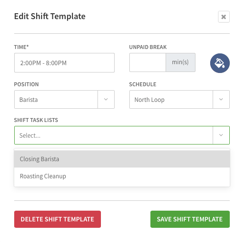 Scheduling Shift Tasks – When I Work Help Center