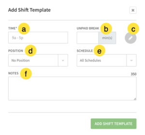 Creating and Managing Shift Templates – When I Work Help Center