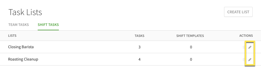 Setting Up Shift Task Lists – When I Work Help Center