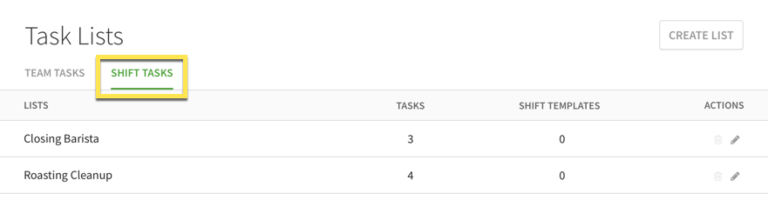 Setting Up Shift Task Lists – When I Work Help Center