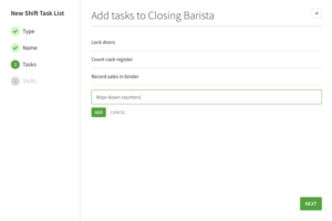 Setting Up Shift Task Lists – When I Work Help Center