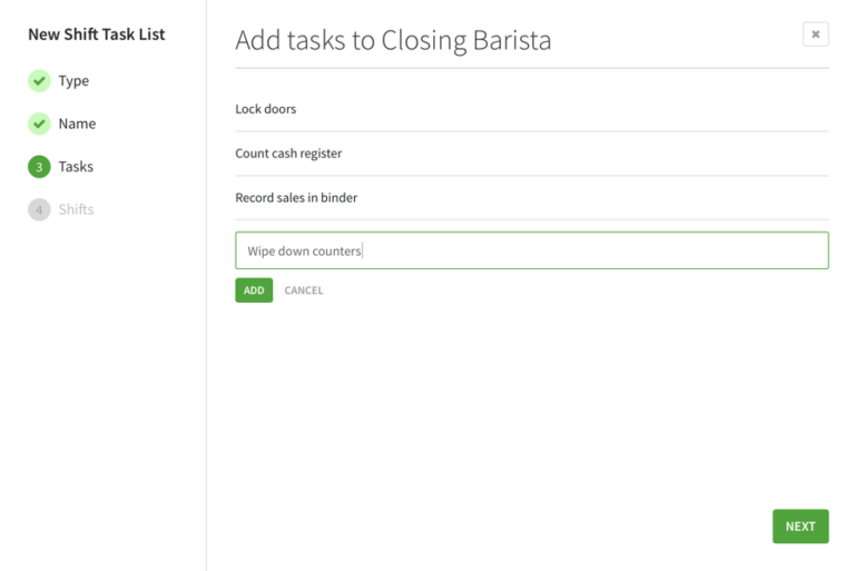 Setting Up Shift Task Lists – When I Work Help Center