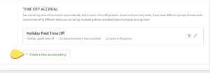 Manage Time Off Accrual Policies – When I Work Help Center