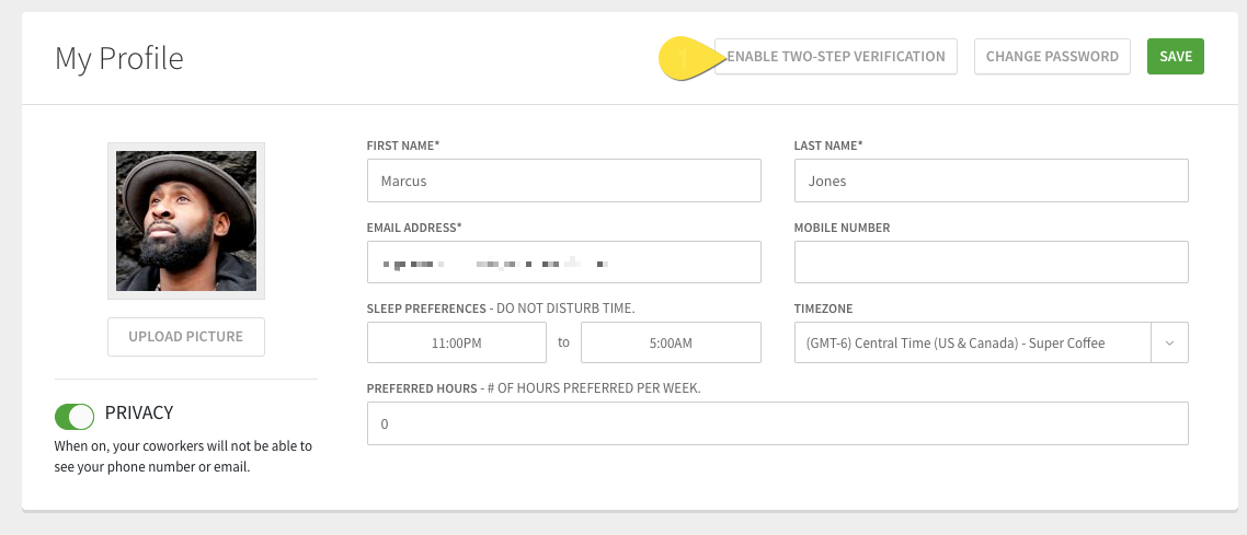 Enable Log In with Two-Step Verification – When I Work Help Center