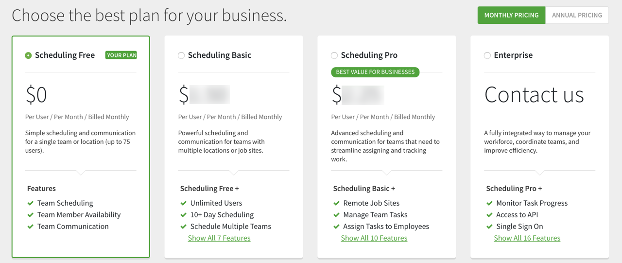 Upgrading to a Paid Plan – When I Work Help Center