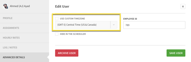 Setting Time Zones – When I Work Help Center