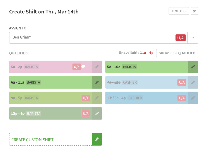 Interpreting Availability and Time Off While Scheduling – When I Work ...
