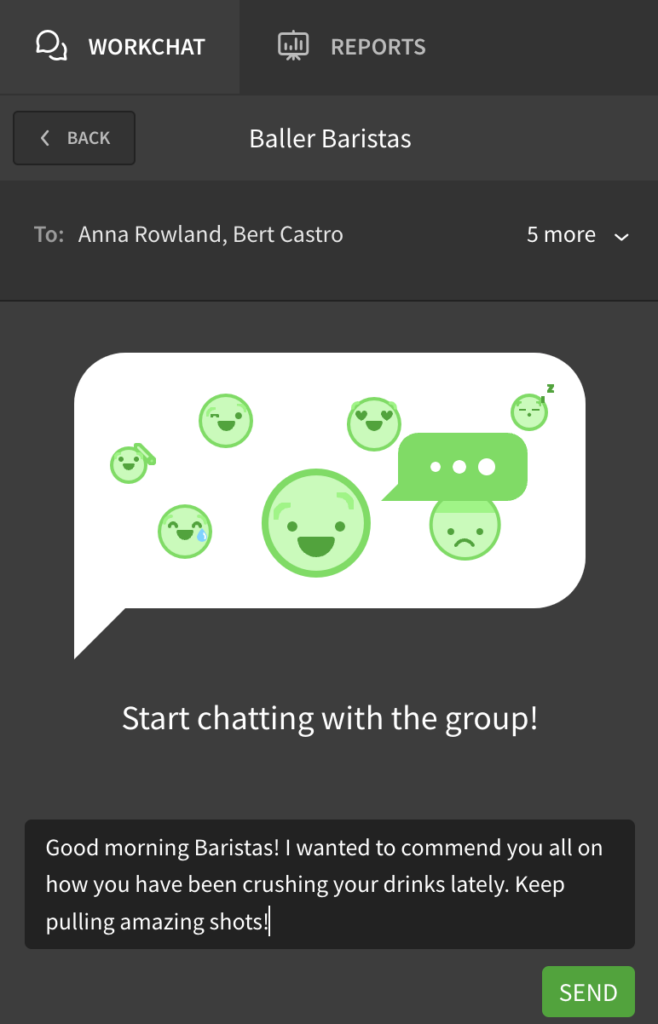 Using WorkChat – When I Work Help Center