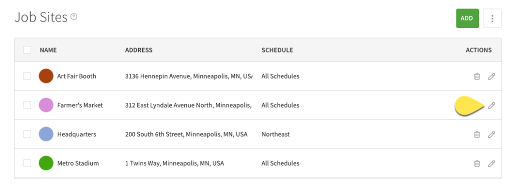 Creating and Managing Job Sites – When I Work Help Center