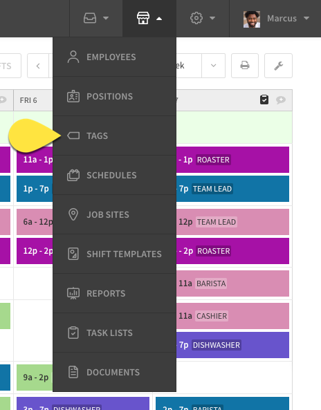Creating and Managing Tags – When I Work Help Center