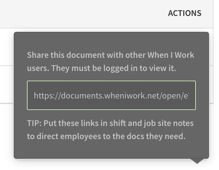 Managing Documents – When I Work Help Center