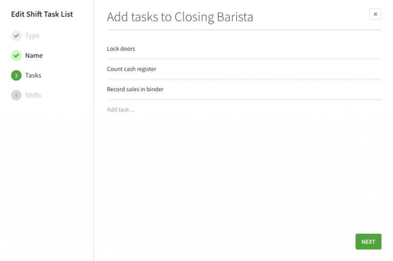 Setting Up Shift Task Lists – When I Work Help Center